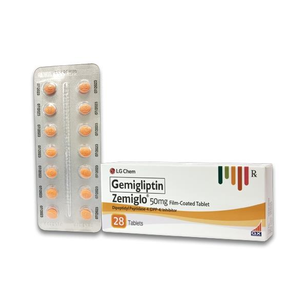 ZEMIGLO Gemigliptin 50mg Film-Coated Tablet 1's price in the ...